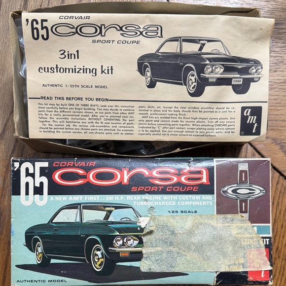 Amt | Other | Rare Vintage 96s Amt 65 Corvair Corsa 3in1 Customizing ...